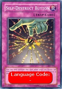 Yugioh Self-Destruct Button (V.1) IOC-EN105 Common Englisch kaufen ...