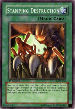Yugioh Stamping Destruction (V.1) LOD-EN046 Common Englisch kaufen ...