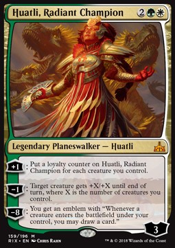 Magic Huatli, Radiant Champion RIX-159 Mythic Englisch kaufen ...