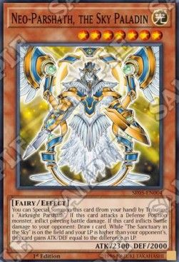 Yugioh Neo-Parshath, the Sky Paladin SR05-EN004 Common Englisch kaufen ...