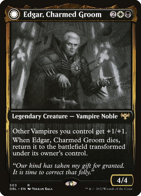 Magic Edgar, Charmed Groom // Edgar Markov's Coffin DBL-503 Rare ...