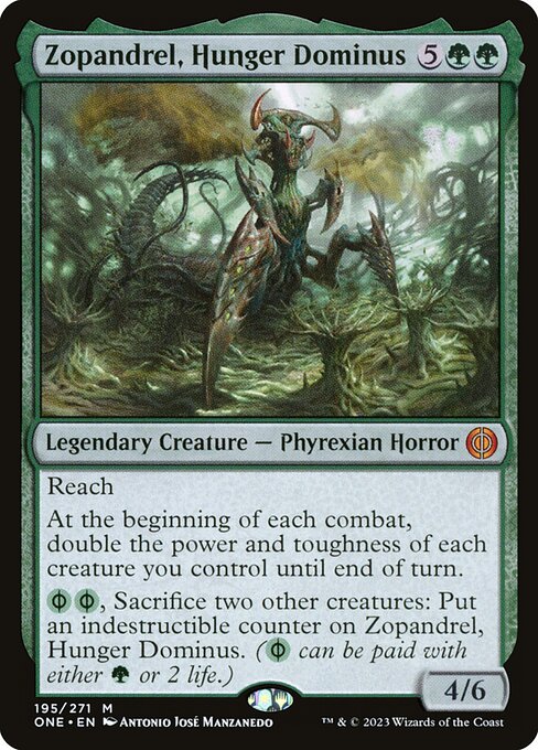 Magic Zopandrel, Hunger Dominus ONE-195 Mythic Englisch kaufen ...