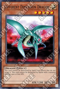 Yugioh Different Dimension Dragon DCR-25TH-EN015 Super Rare Englisch ...