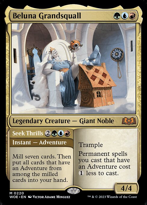 Magic Beluna Grandsquall // Seek Thrills WOE-220 Mythic Englisch kaufen ...