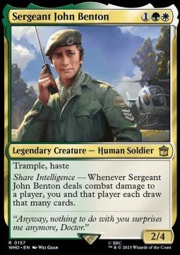 Magic Sergeant John Benton WHO-157 Rare Deutsch kaufen — ReCollectibles