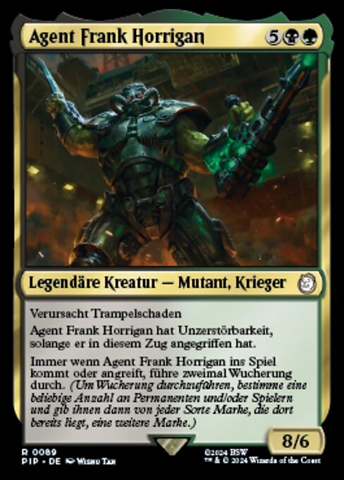 Magic Agent Frank Horrigan PIP-89 Rare Deutsch kaufen — ReCollectibles