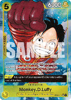 One Piece Monkey.D.Luffy (OP07-109) (V.2) OP07 Alternate Art Englisch ...