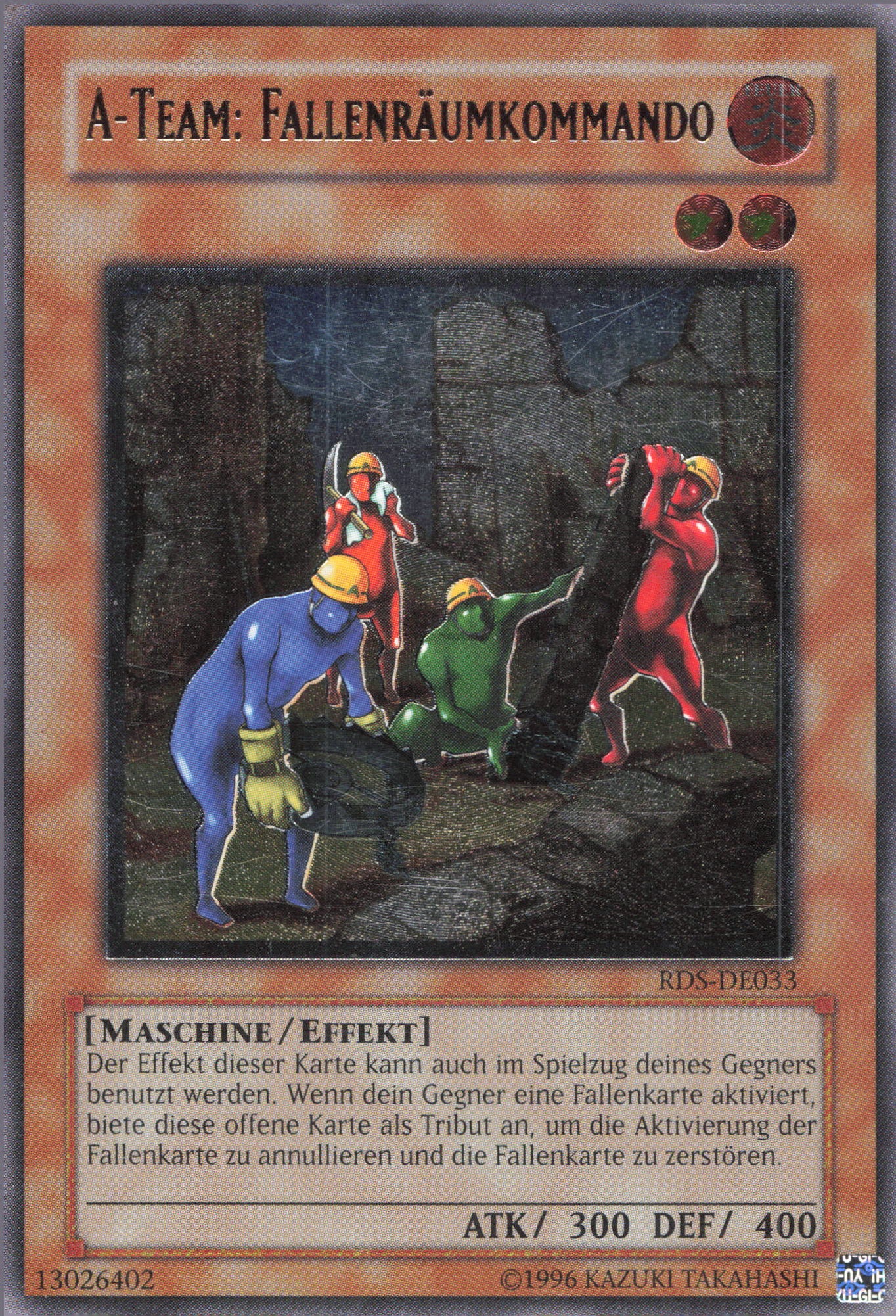 Yugioh A-Team: Fallenräumkommando (V.2) RDS-DE033 Ultimate Rare Deutsch ...