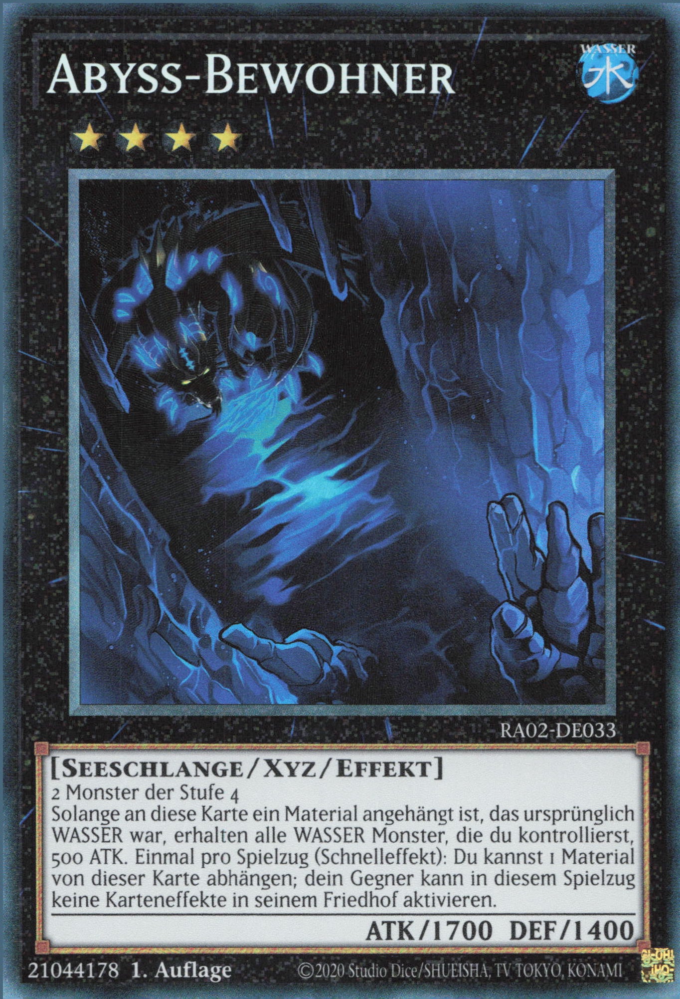 Yugioh Abyss-Bewohner (V.6) RA02-DE033 Collectors Rare Deutsch kaufen ...