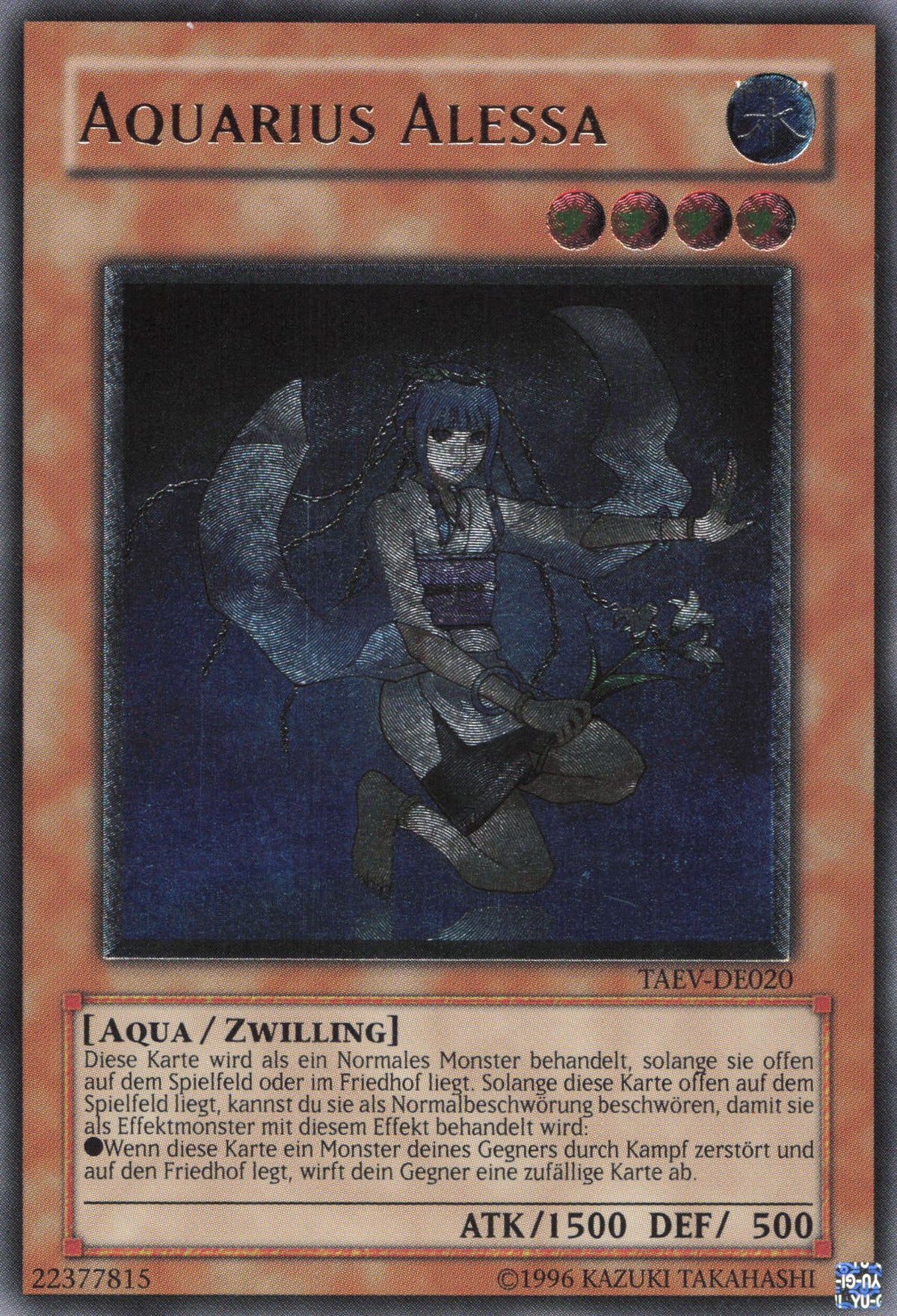 Yugioh Aquarius Alessa (V.2) TAEV-DE020 Ultimate Rare Deutsch kaufen — ReCollectibles