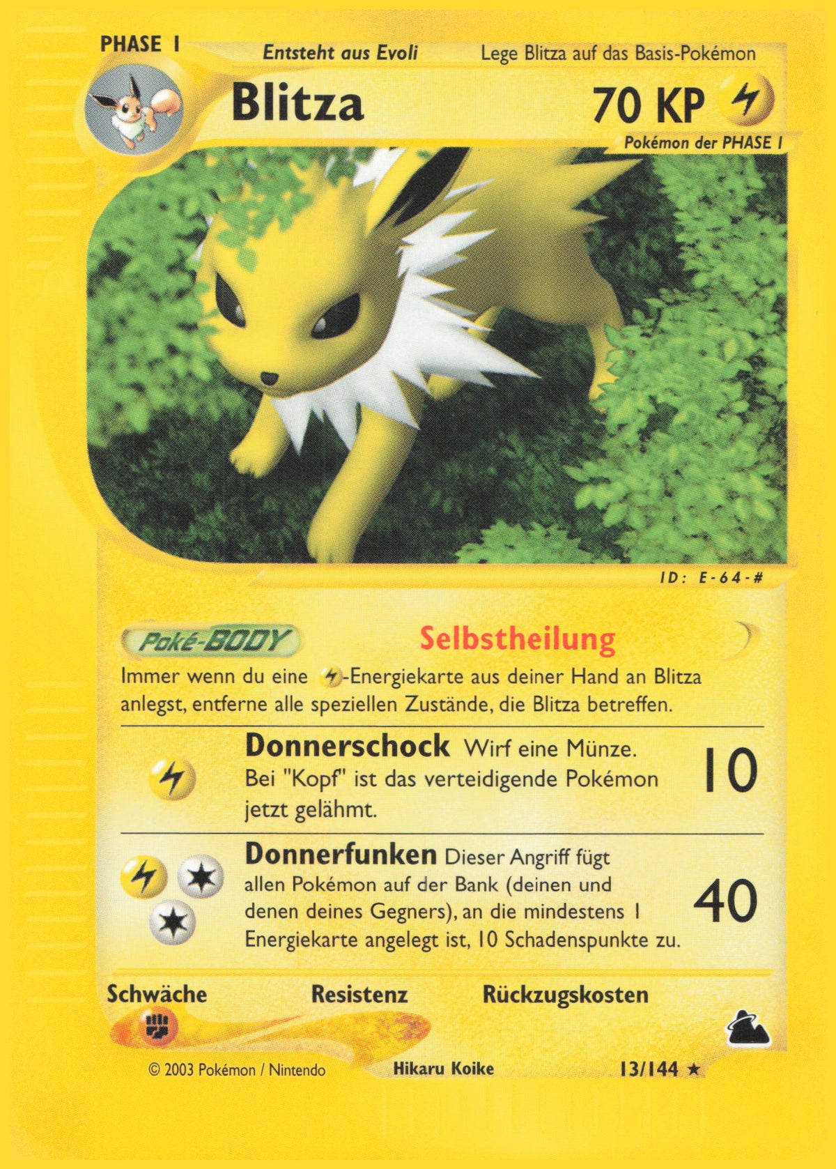 Pokémon Blitza SK-13 Rare Deutsch kaufen — ReCollectibles