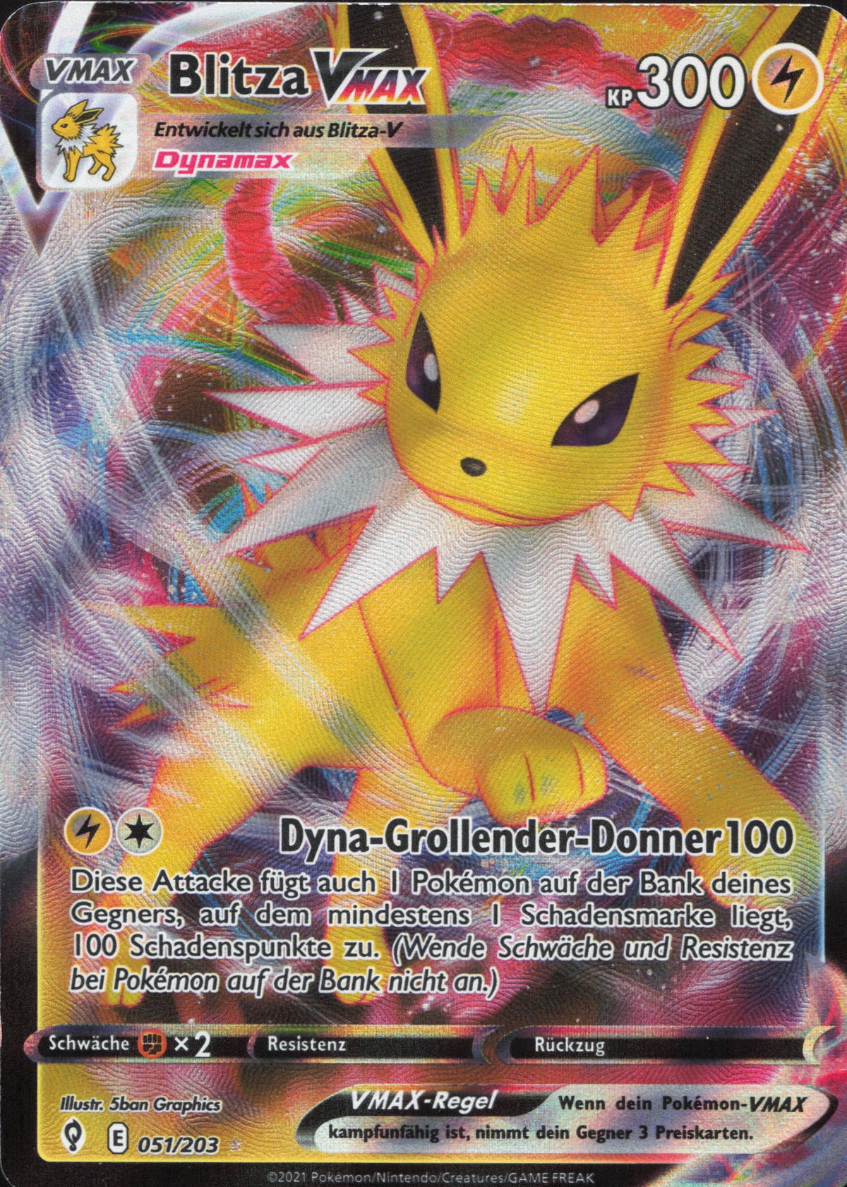 Pokémon Blitza VMAX EVS-051 Ultra Rare Deutsch kaufen — ReCollectibles