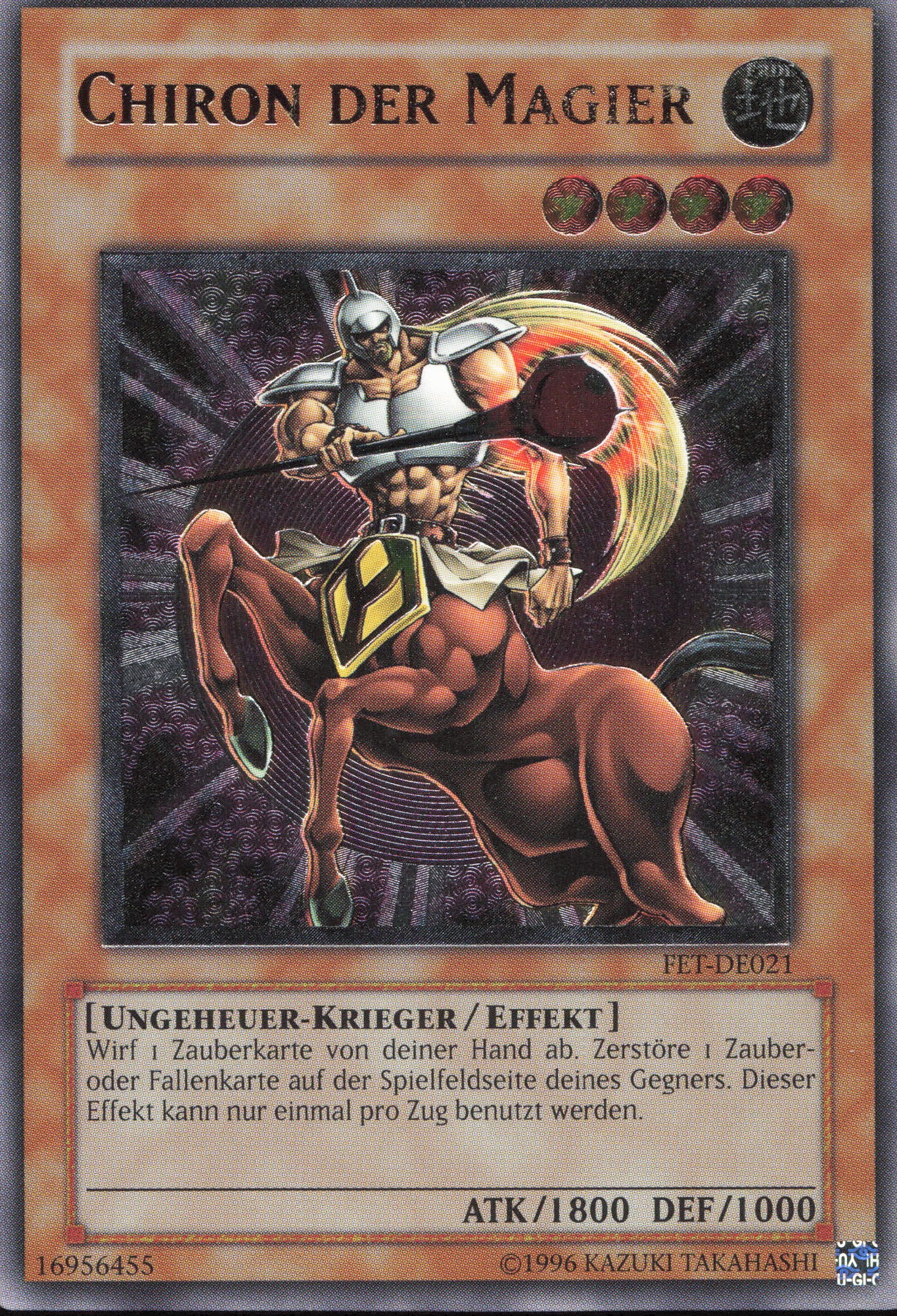 Yugioh Chiron der Magier (V.2) FET-DE021 Ultimate Rare Deutsch kaufen — ReCollectibles