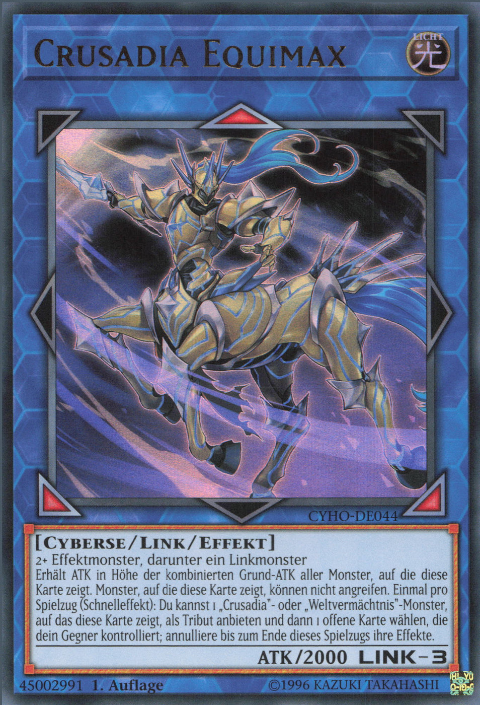 Yugioh Crusadia Equimax CYHO-DE044 Ultra Rare Deutsch kaufen ...
