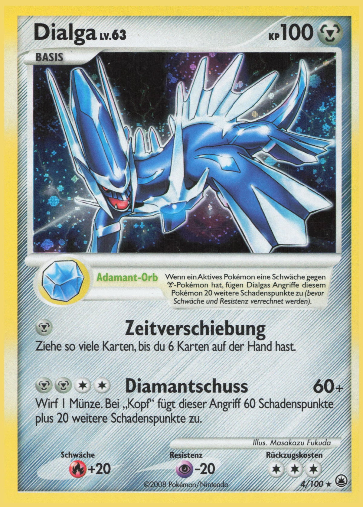 Pokémon Dialga Lv.63 MD-4 Holo Rare Deutsch kaufen — ReCollectibles