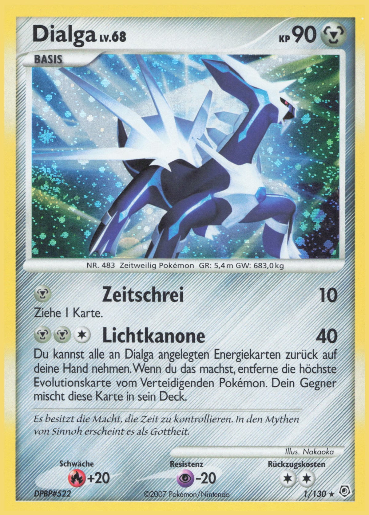 Pokémon Dialga Lv.68 DP-1 Holo Rare Deutsch kaufen — ReCollectibles