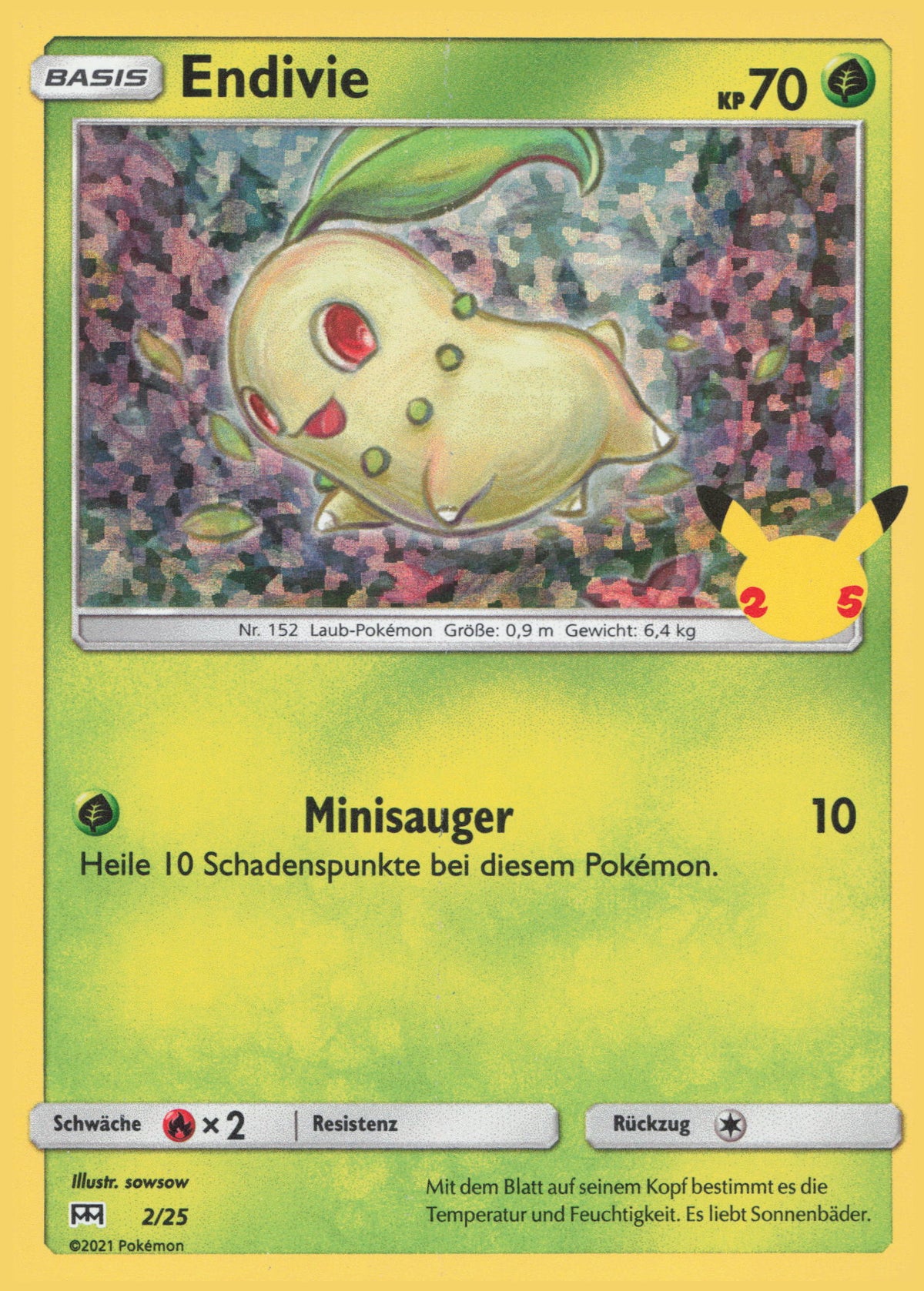 Pokémon Endivie MCD25-2 Promo Deutsch kaufen — ReCollectibles
