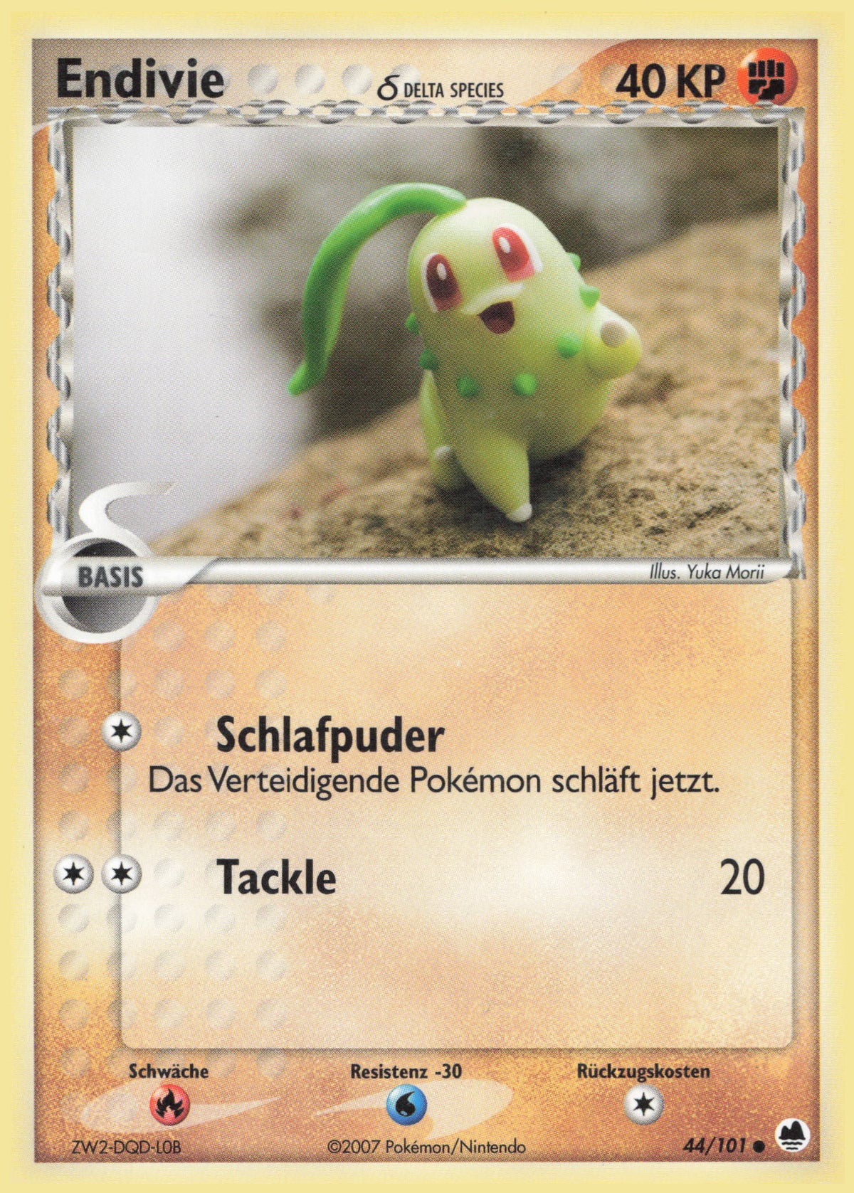 Pokémon Endivie δ Delta Species DF-44 Common Deutsch kaufen ...