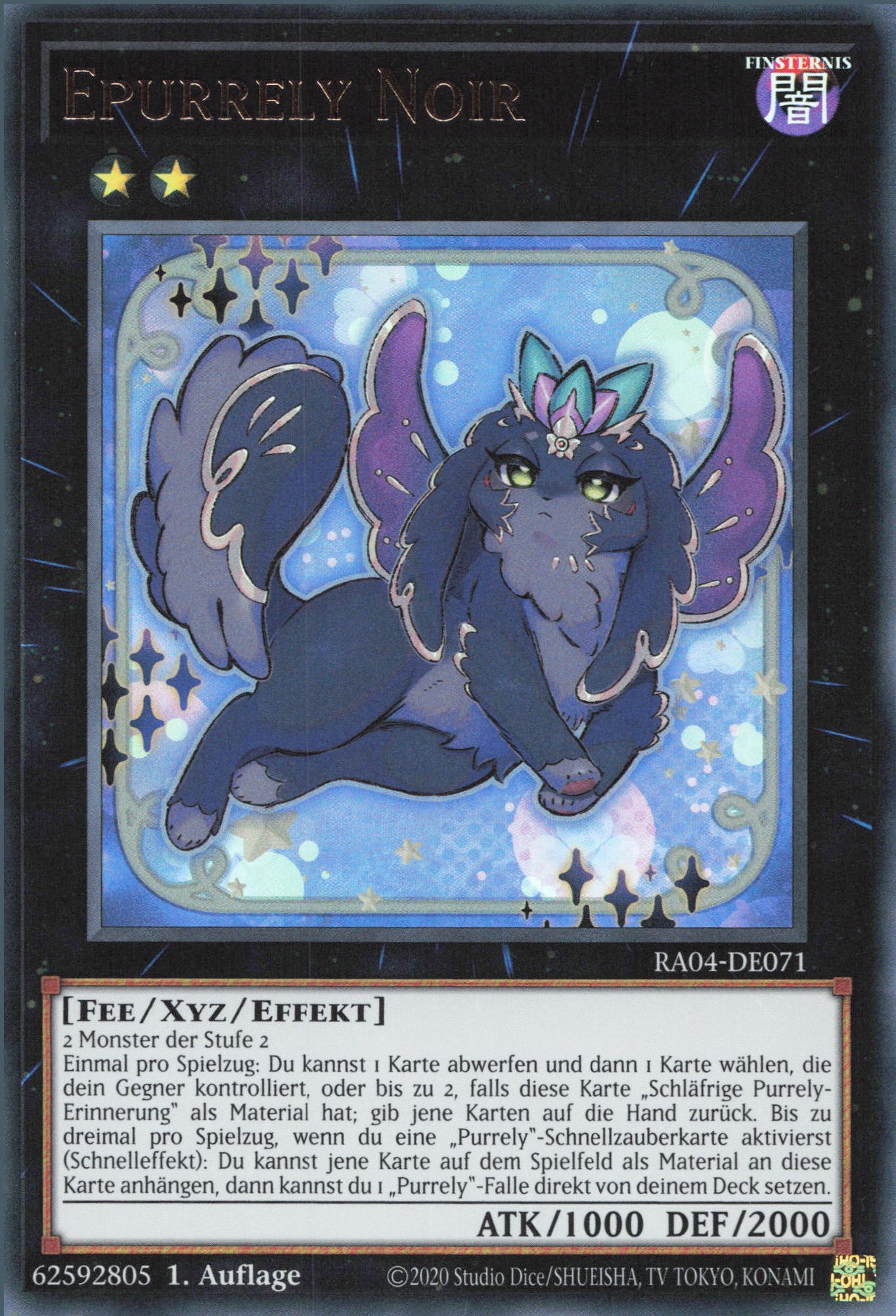 Yugioh Epurrely Noir (V.2) RA04-DE071 Ultra Rare Deutsch kaufen ...