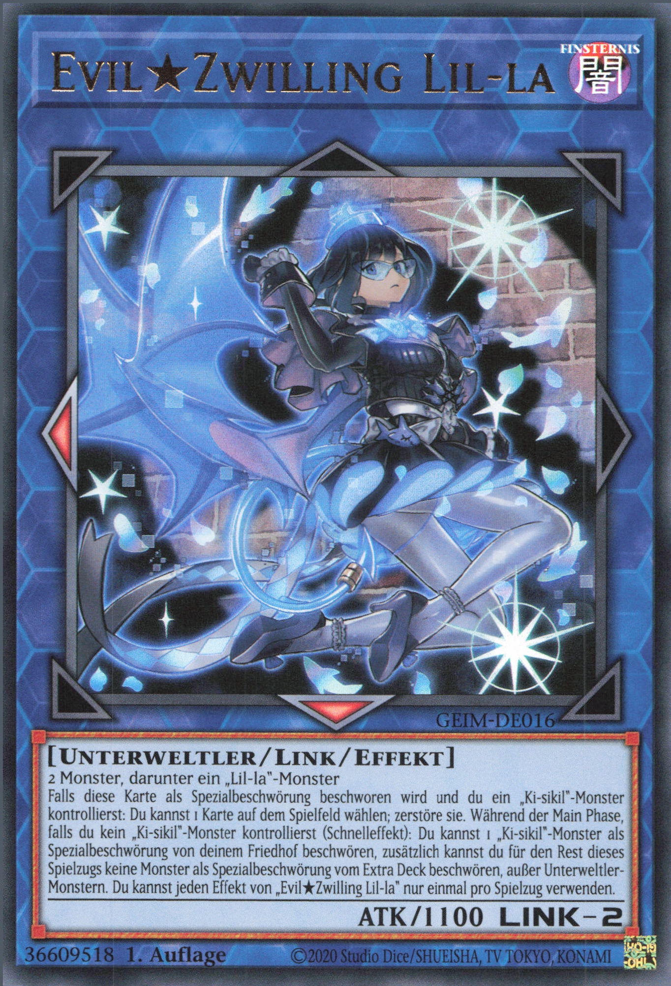 Yugioh EvilTwin Lil-la (V.1) GEIM-DE016 Ultra Rare Deutsch kaufen ...