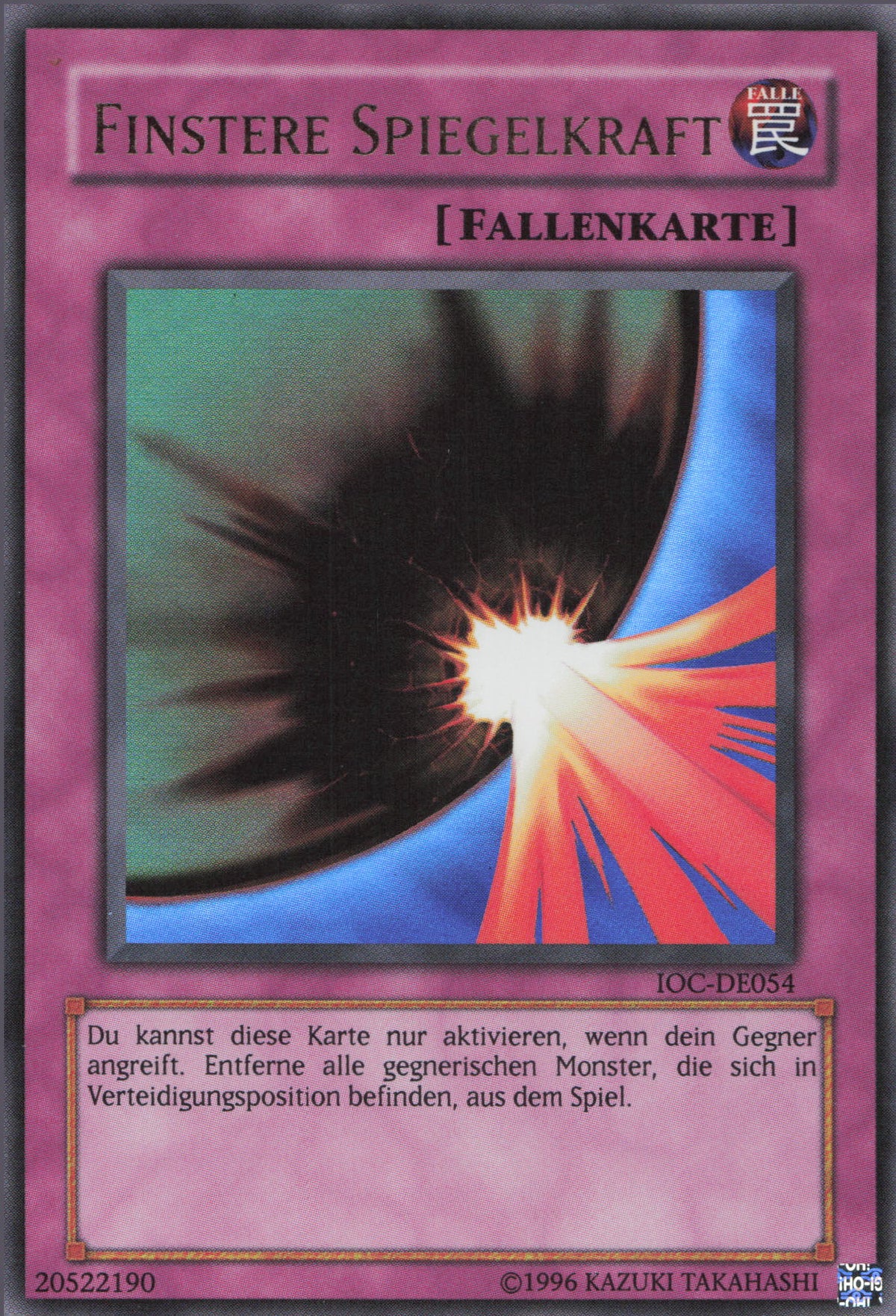 Yugioh Finstere Spiegelkraft (V.2) IOC-DEEN054 Ultra Rare Deutsch ...