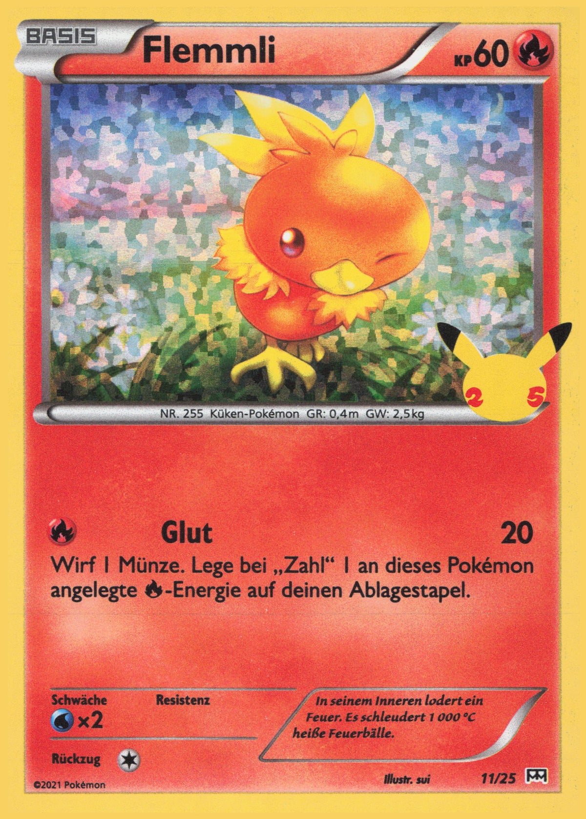 Pokémon Flemmli MCD25-11 Promo Deutsch kaufen — ReCollectibles