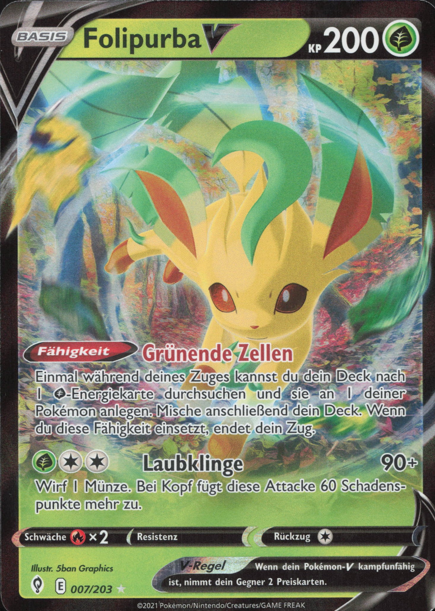 Pokémon Folipurba V EVS-007 Ultra Rare Deutsch kaufen — ReCollectibles