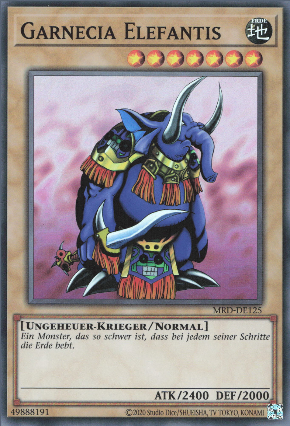 Yugioh Garnecia Elefantis MRD-25TH-DE125 Super Rare Deutsch kaufen ...