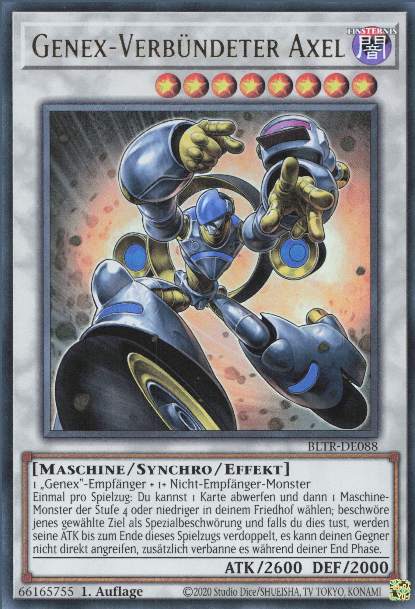 Yugioh Genex-Verbündeter Axel BLTR-DE088 Ultra Rare Deutsch kaufen — ReCollectibles