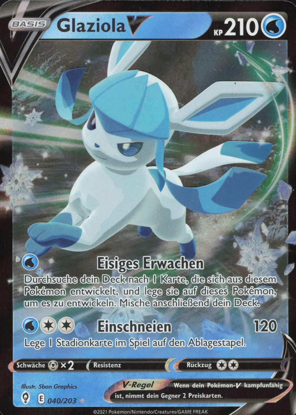 Pokémon Glaziola V EVS-040 Ultra Rare Deutsch kaufen — ReCollectibles