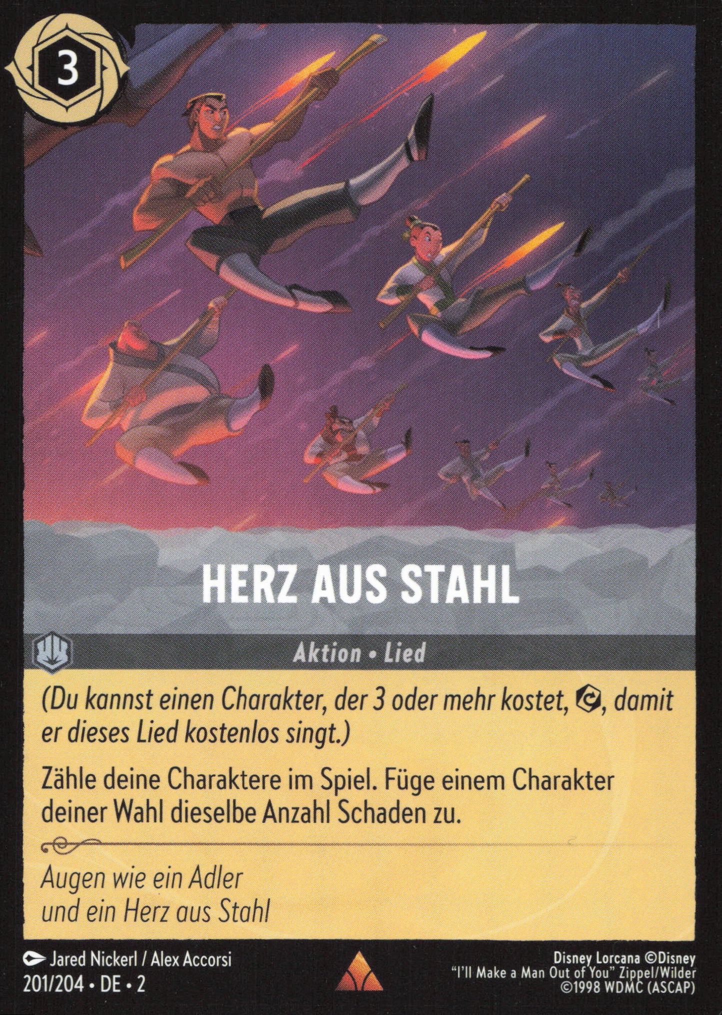 Lorcana Herz aus Stahl 2ROF-201 Rare Deutsch kaufen — ReCollectibles