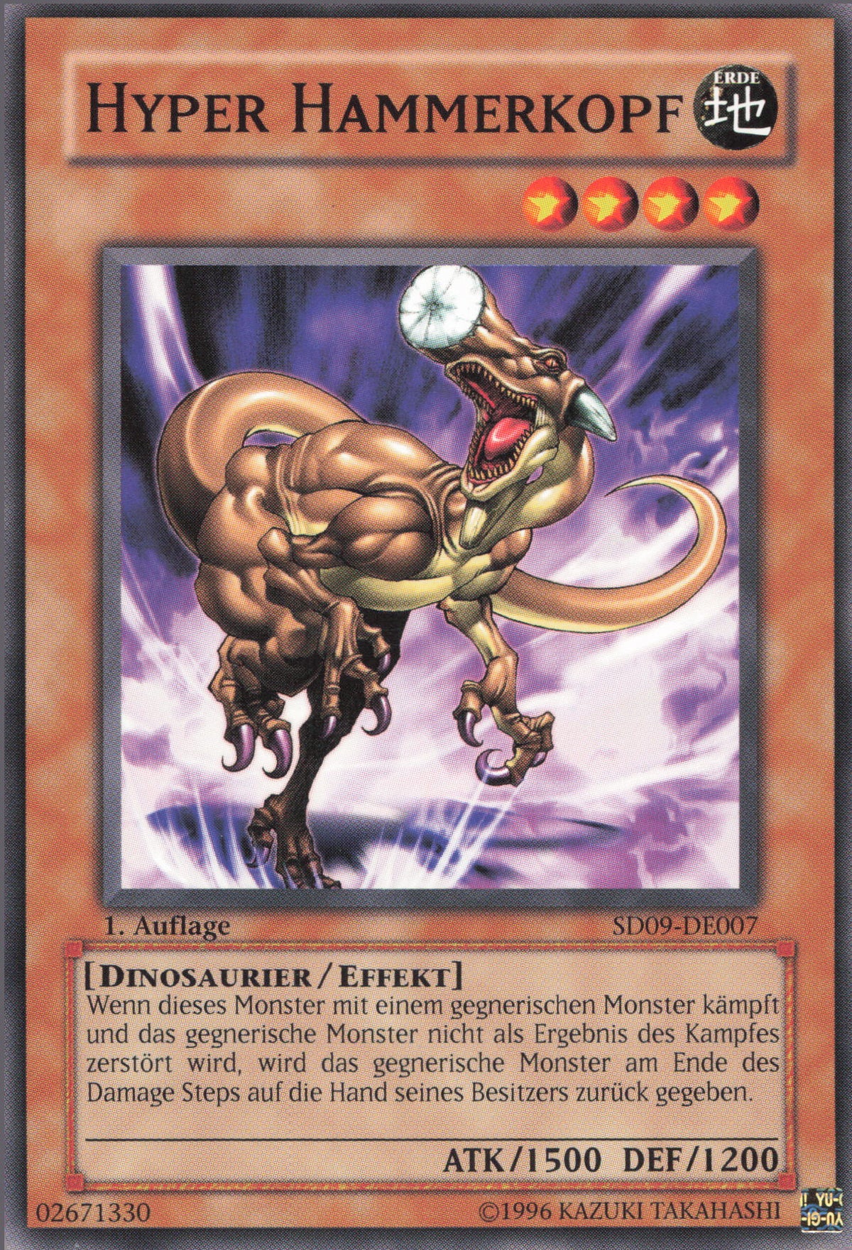 Yugioh Hyper Hammerkopf SD09-DE007 Common Deutsch kaufen — ReCollectibles