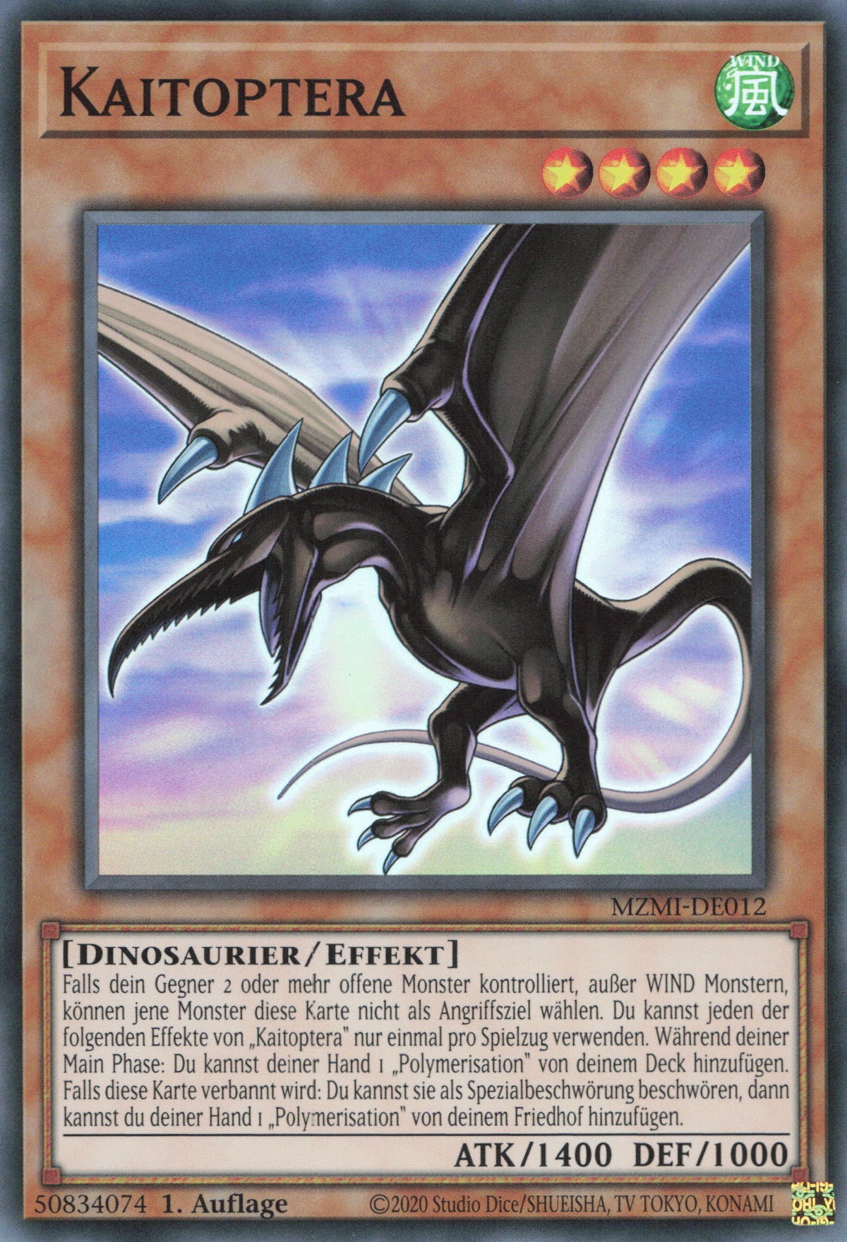 Yugioh Kaitoptera MZMI-DE012 Super Rare Deutsch kaufen — ReCollectibles