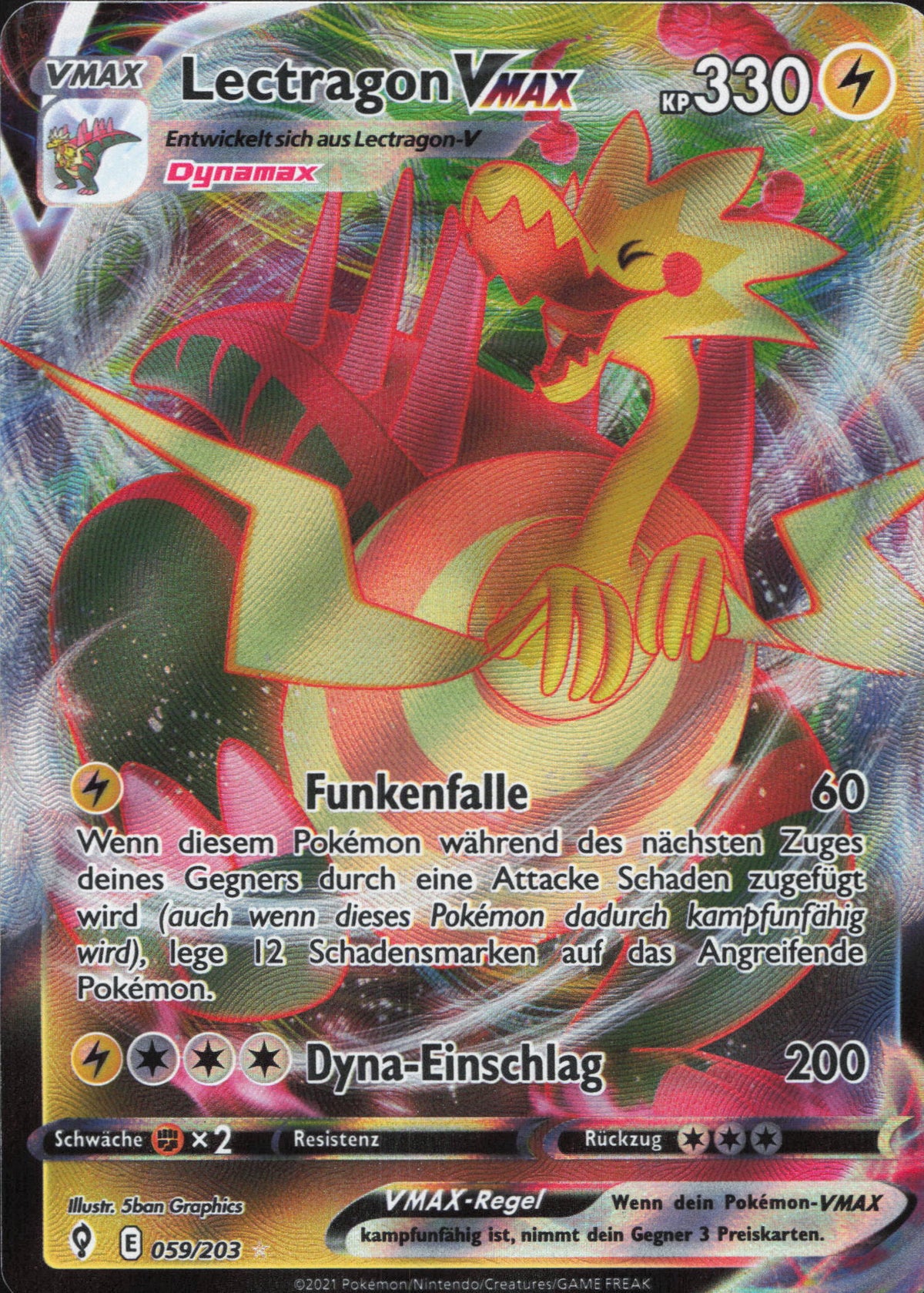 Pokémon Lectragon VMAX EVS-059 Ultra Rare Deutsch kaufen — ReCollectibles