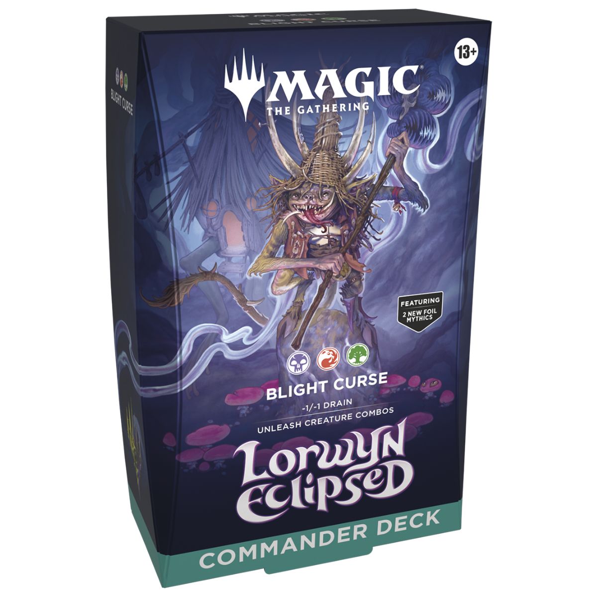 Magic: The Gathering Lorwyn Eclipsed Blight Curse Commander Deck Engli ...