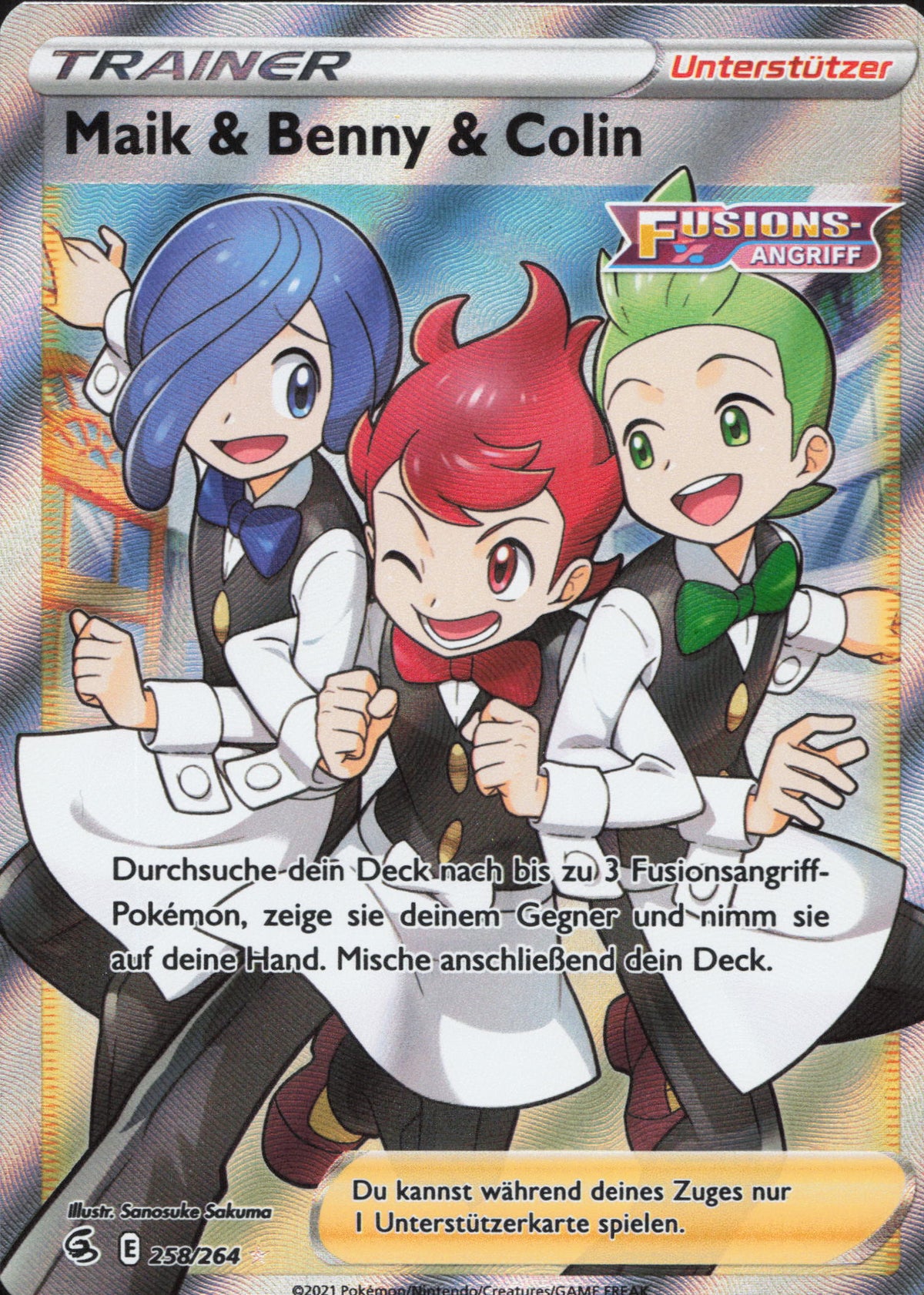 Pokémon Maik & Benny & Colin FST-258 Ultra Rare Deutsch kaufen ...