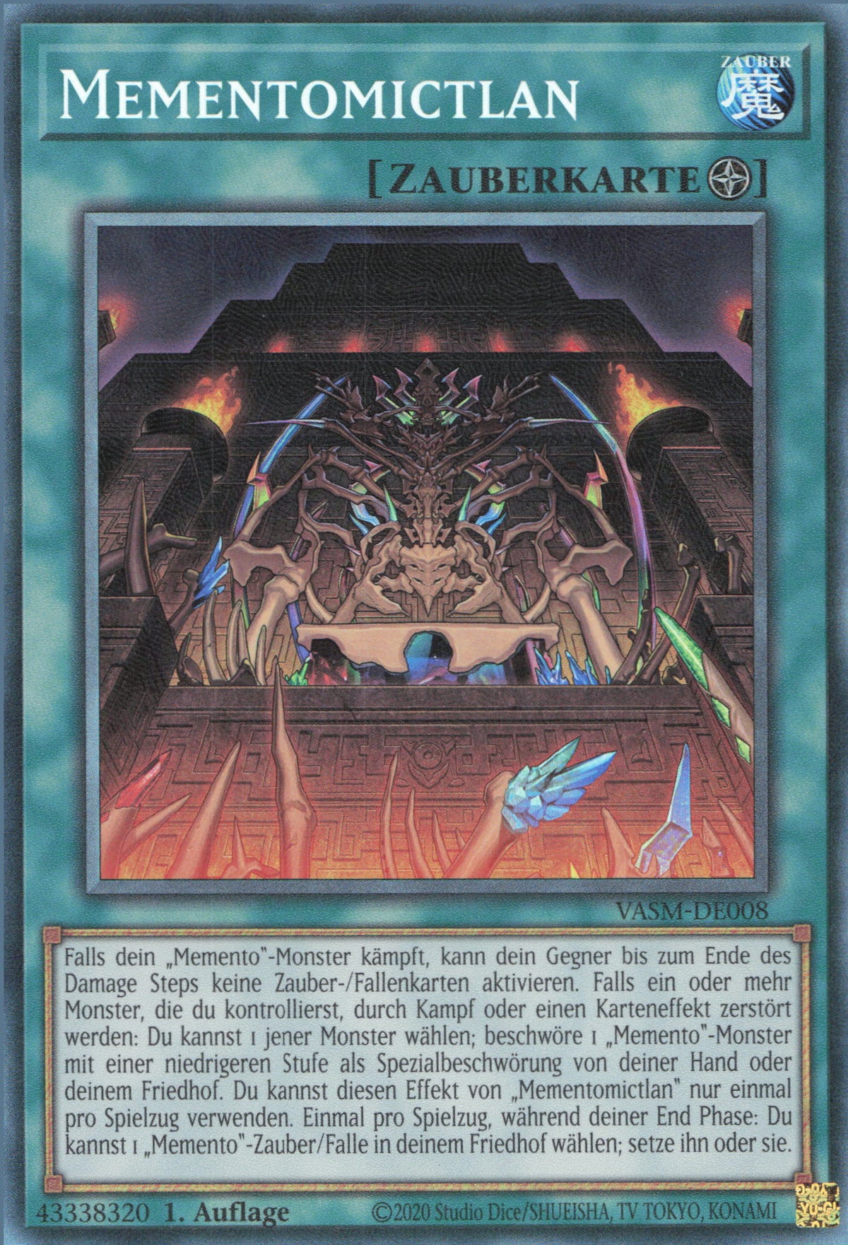Yugioh Mementomictlan (V.2) VASM-DE008 Collectors Rare Deutsch kaufen ...