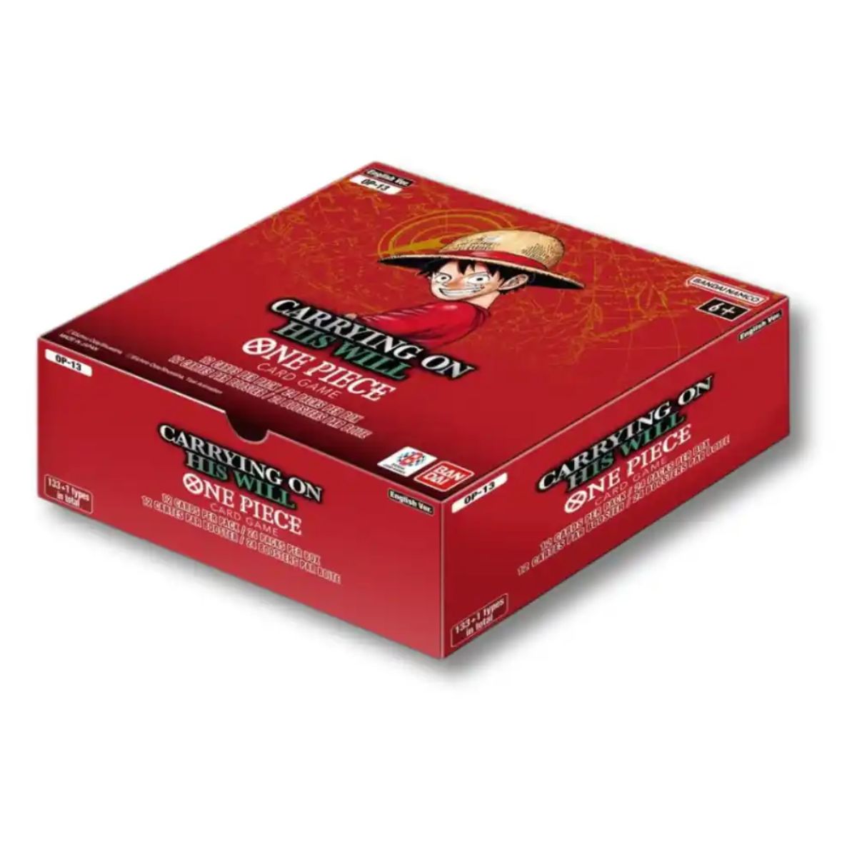 One Piece Card Game Carrying in His Will OP13 Display (24 Booster) Eng ...