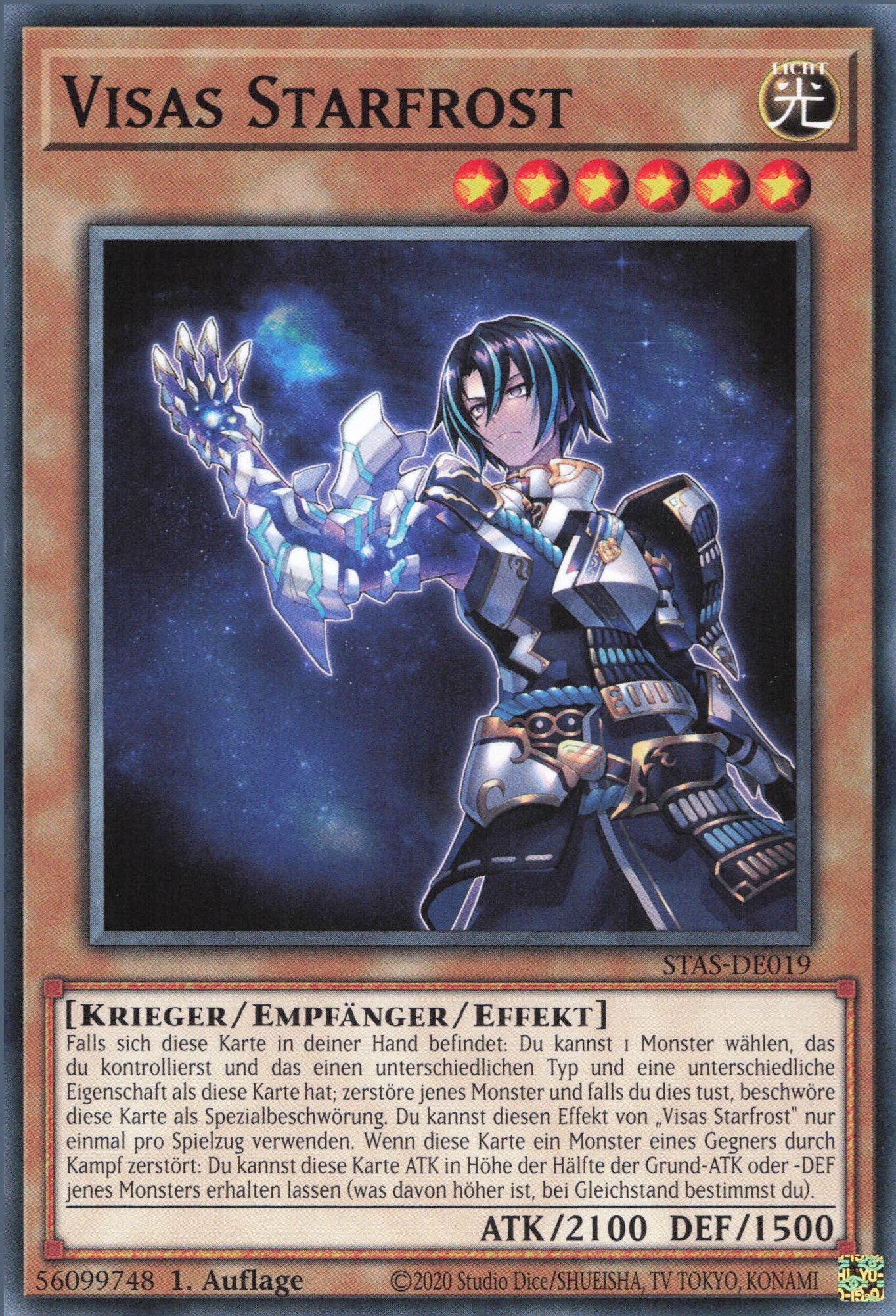Yugioh Visas Starfrost STAS-DE019 Common Deutsch kaufen — ReCollectibles