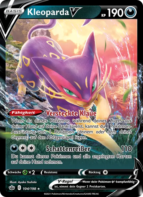 Pokémon Kleoparda V CRE-104 Ultra Rare Deutsch kaufen — ReCollectibles