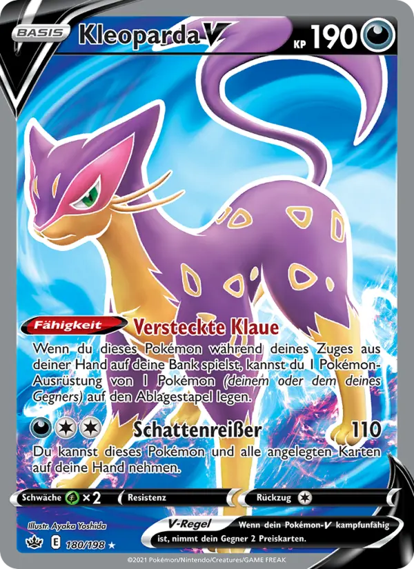 Pokémon Kleoparda V CRE-180 Ultra Rare Deutsch kaufen — ReCollectibles