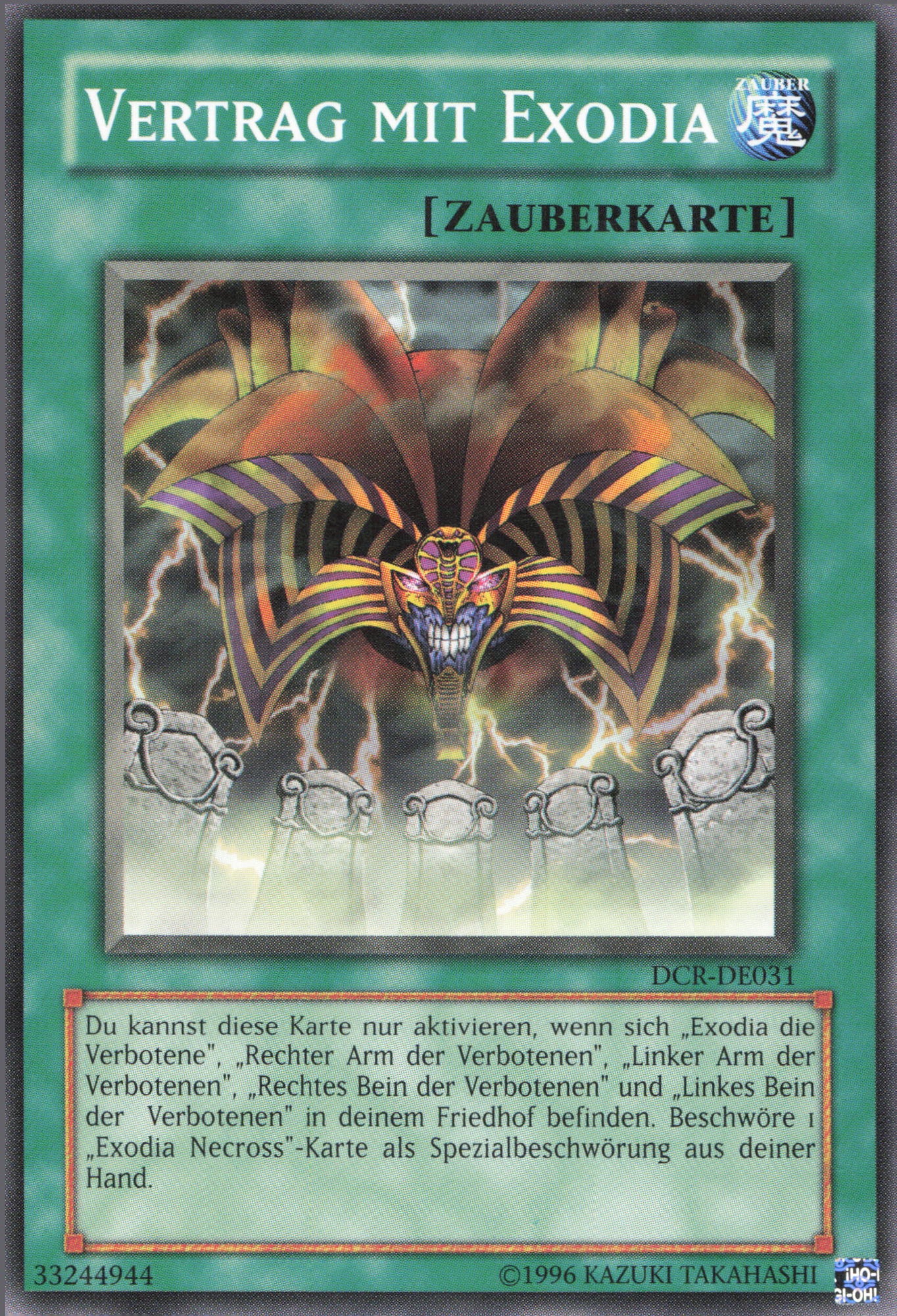 Yugioh Vertrag Mit Exodia V 1 DCR DE031 Common Deutsch Kaufen Yugioh Vertrag Mit Exodia V 1 DCR DE031 Common Deutsch Kaufen