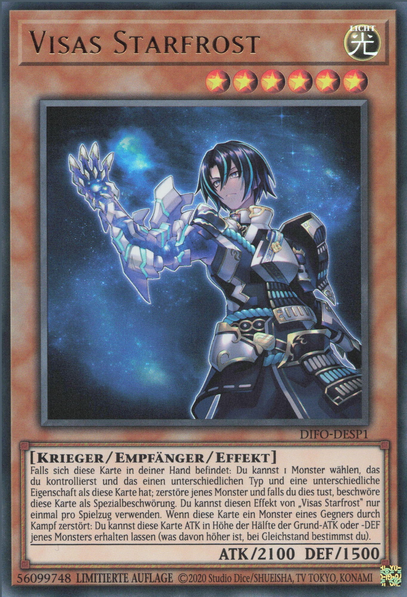 Visas Starfrost (V.2) DIFO-DESP1 Ultra Rare — ReCollectibles