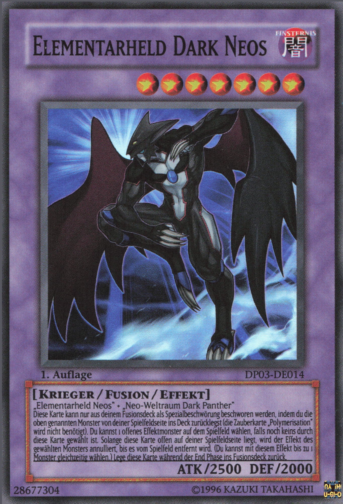 Yugioh Elementar-HELD Dark Neos DP03-DE014 Super Rare Deutsch kaufen ...