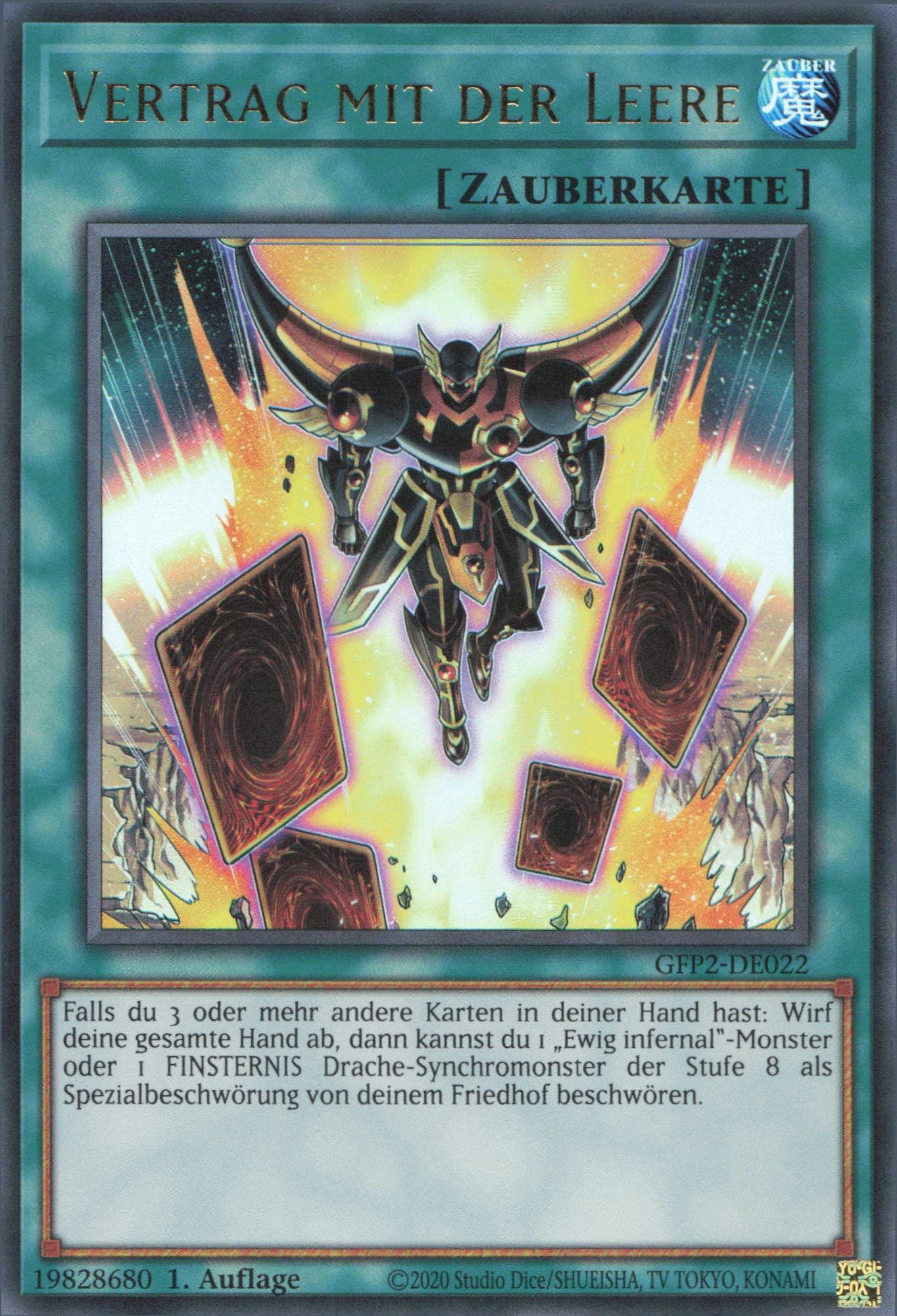 Yugioh Vertrag mit der Leere GFP2-DE022 Ultra Rare Deutsch kaufen ...