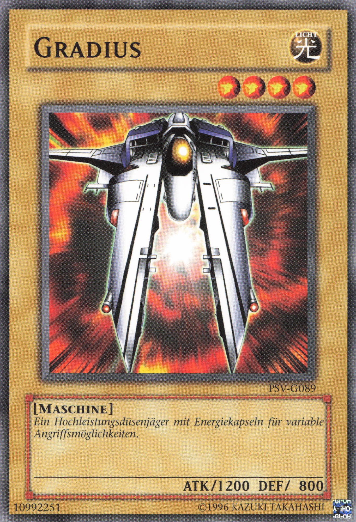 Yugioh Gradius (V.1) PSV-DE089 Common Deutsch kaufen — ReCollectibles