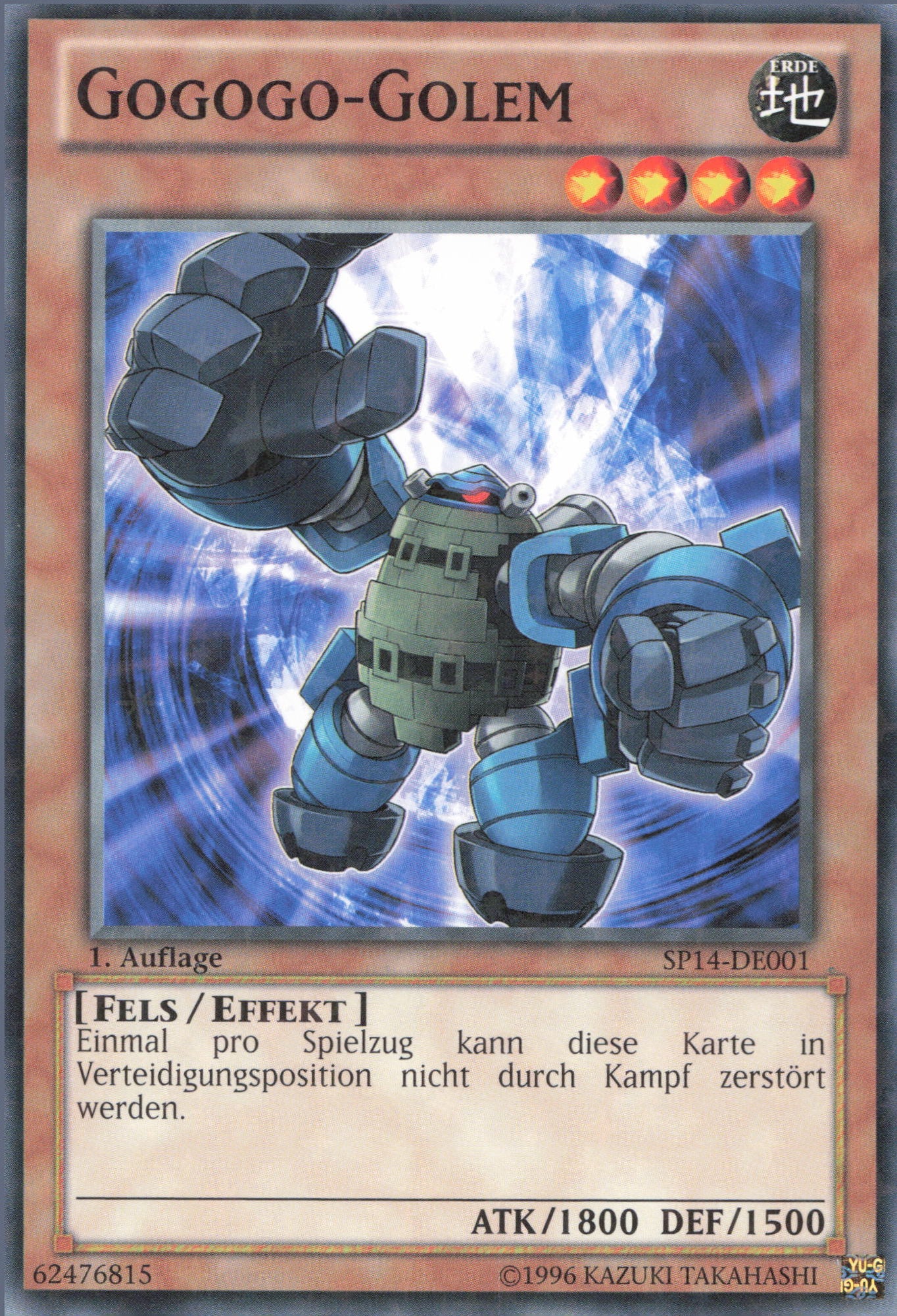 Yugioh Gogogo-Golem (V.2) SP14-DE001 Starfoil Rare Deutsch kaufen ...