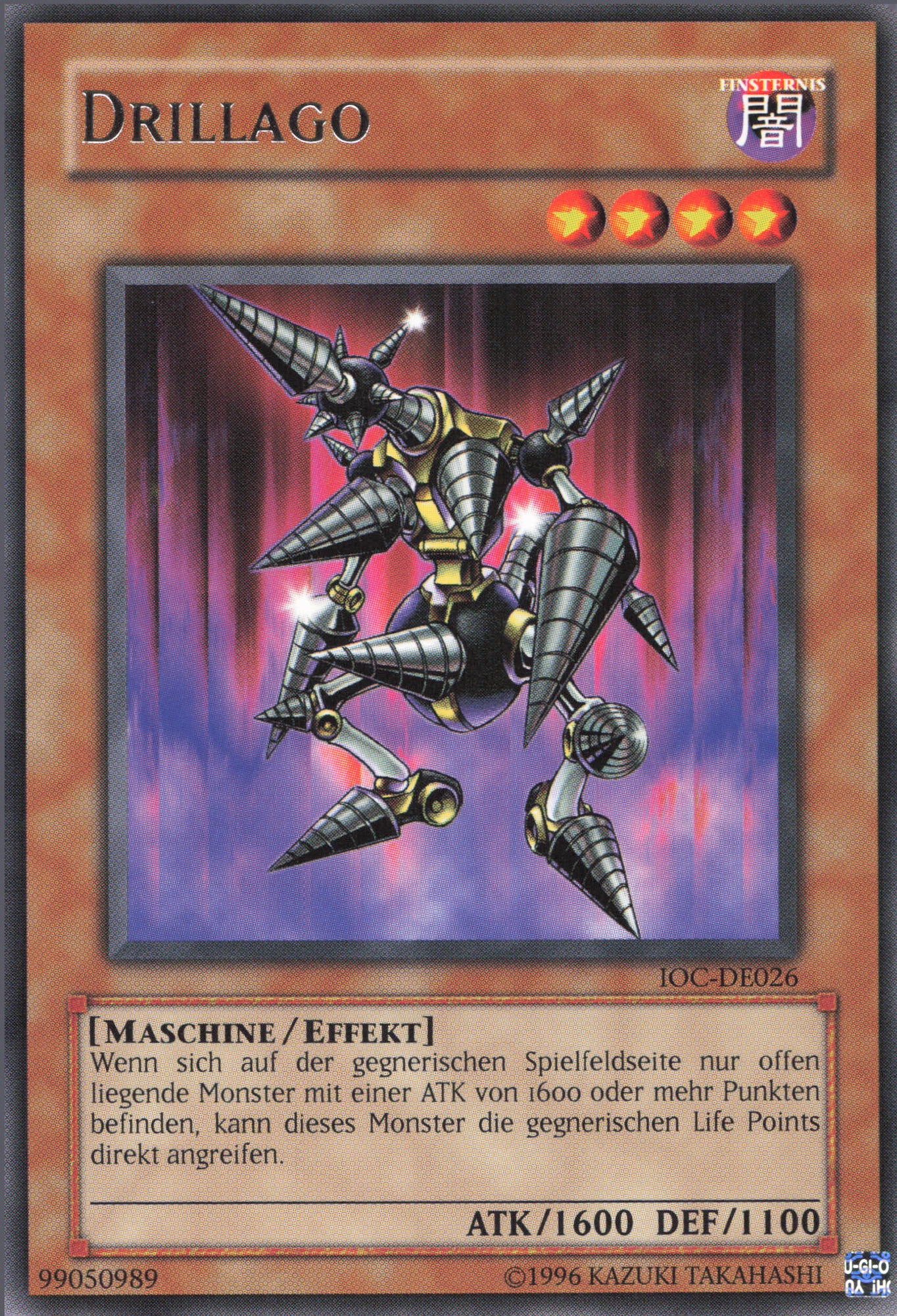 Yugioh Drillago (V.1) IOC-DE026 Rare Deutsch kaufen — ReCollectibles