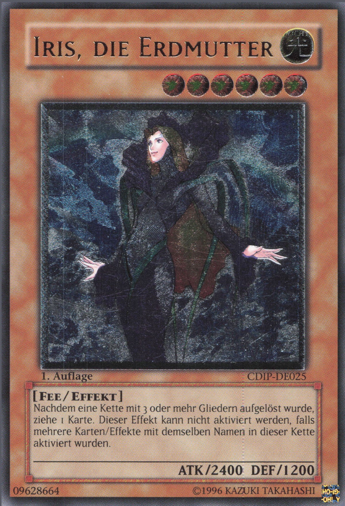 Yugioh Iris, die Erdmutter (V.2) CDIP-DE025 Ultimate Rare Deutsch ...