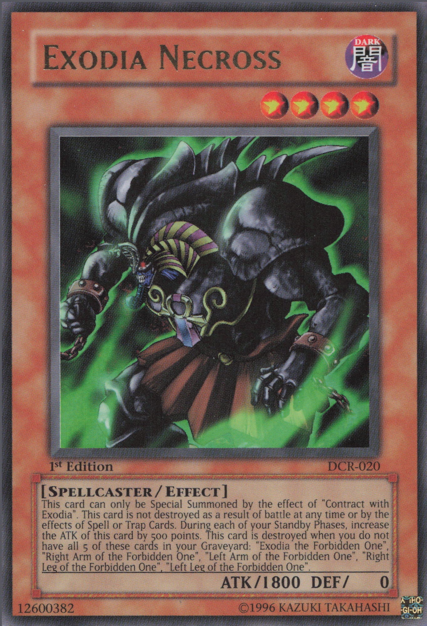 Yugioh Exodia Necross (V.1) DCR-DE020 Ultra Rare Deutsch kaufen ...